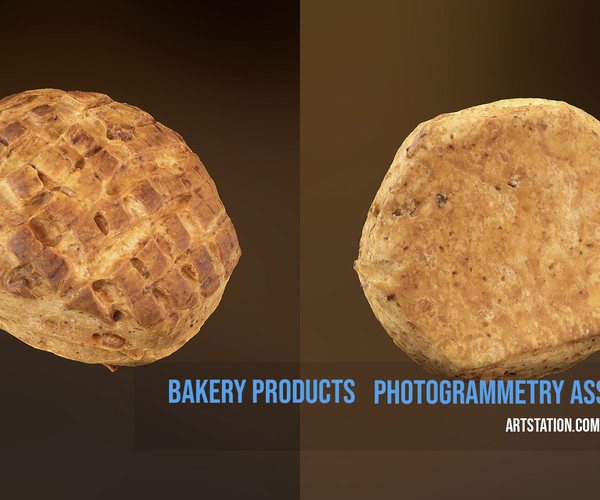ArtStation - Bakery products pack - photogrammetry 3D assets vol. 02 ...