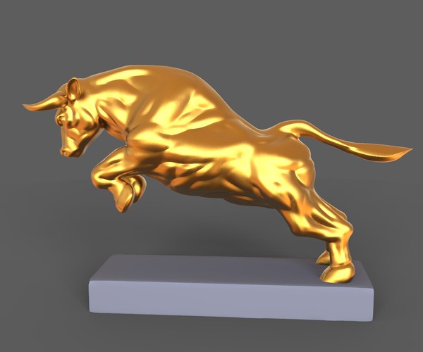 ArtStation - Angry bull 3D print model | Resources