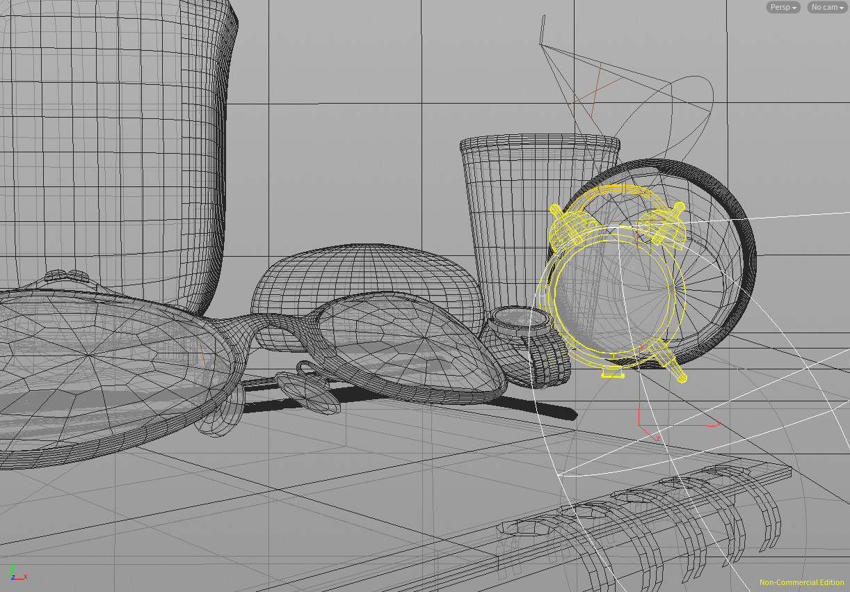 ArtStation - Room Desk Still Life Scene - hipnc file | Resources