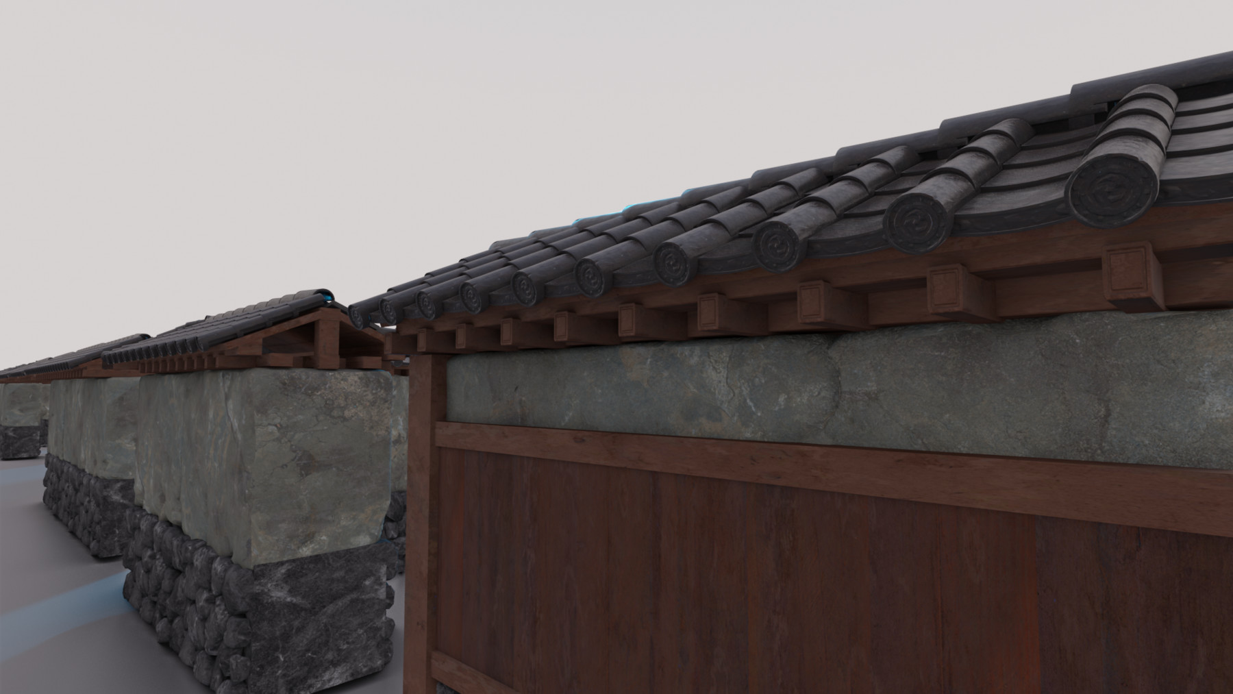 ArtStation - Japanese Walls & Rooftiles 3D Kit & Tutorial | Resources