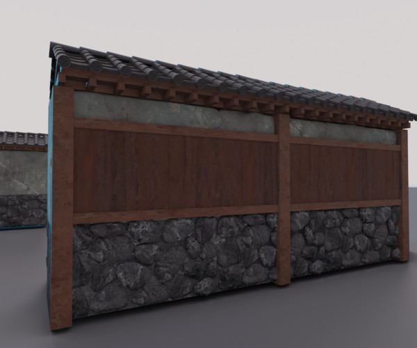 ArtStation - Japanese Walls & Rooftiles 3D Kit & Tutorial | Resources