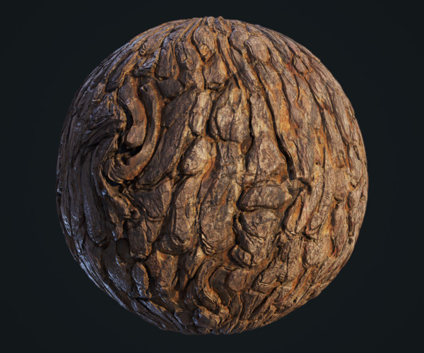 ArtStation - Pine Bark Material | Game Assets