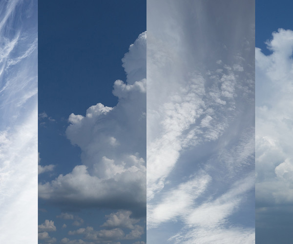 ArtStation - Sky Pack 11 / Blue Skies Special / Clouds reference pack ...