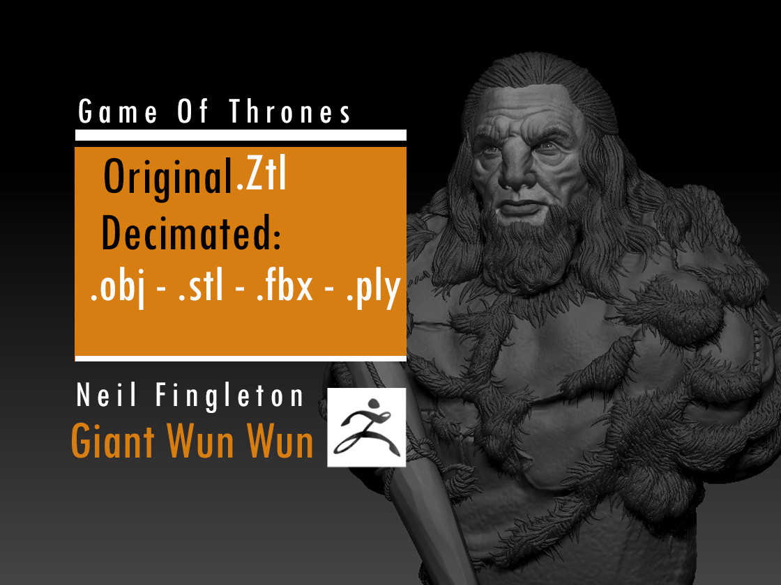 ArtStation - Neil Fingleton - Wun wun giant - Game of Thrones | Resources