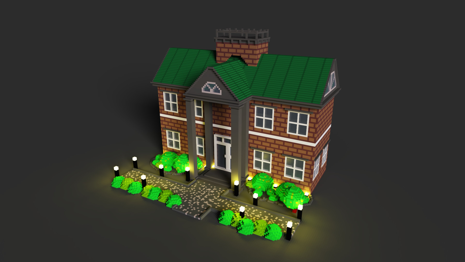 ArtStation - House 2 voxel | Resources
