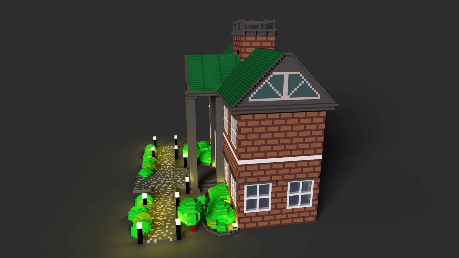 ArtStation - House 2 voxel | Resources