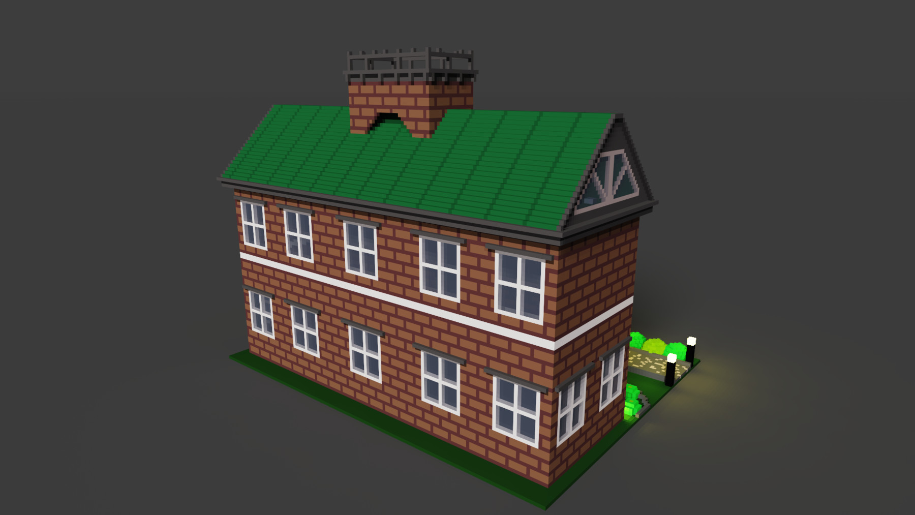 ArtStation - House 2 voxel | Resources