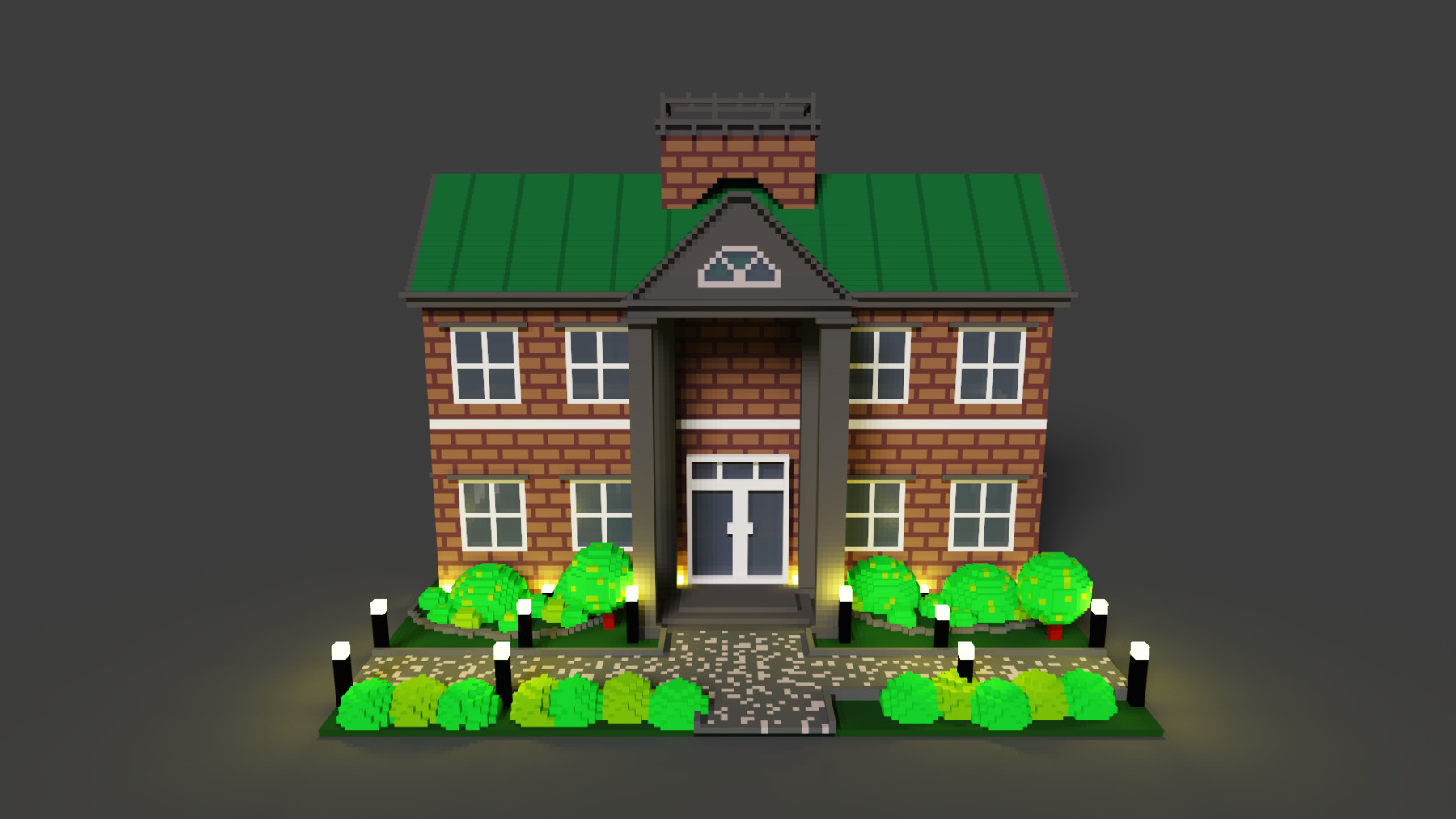 ArtStation - House 2 voxel | Resources