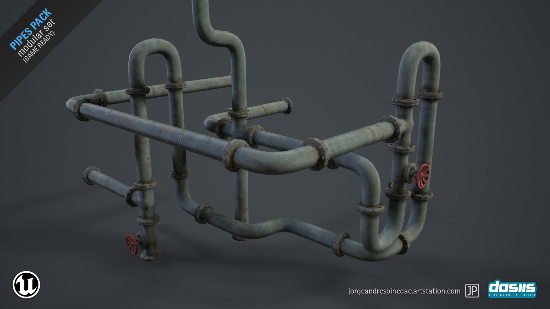 ArtStation - Pipes Pack - Modular Set | Resources
