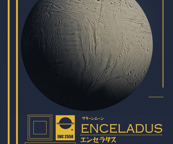 ArtStation - Enceladus Graphic Poster | PH III Celebration gift | Artworks