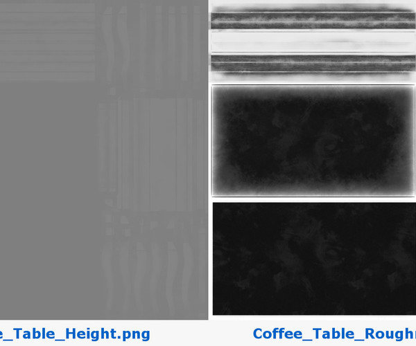 ArtStation - Coffee Table Textured | Resources