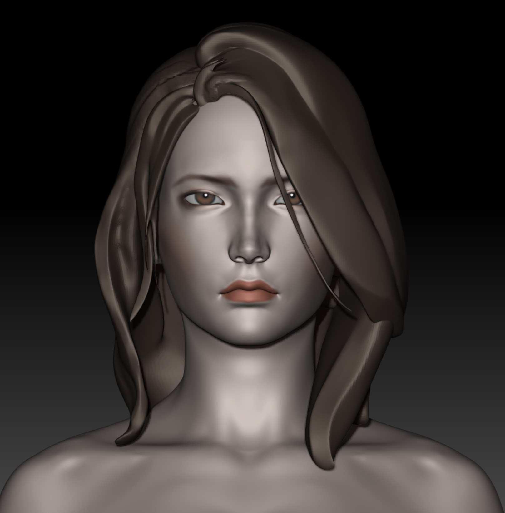 ArtStation - Base Female (9K Triangles) for AAA Game Production. (Clean Topology, UV Mapped, Rig ...