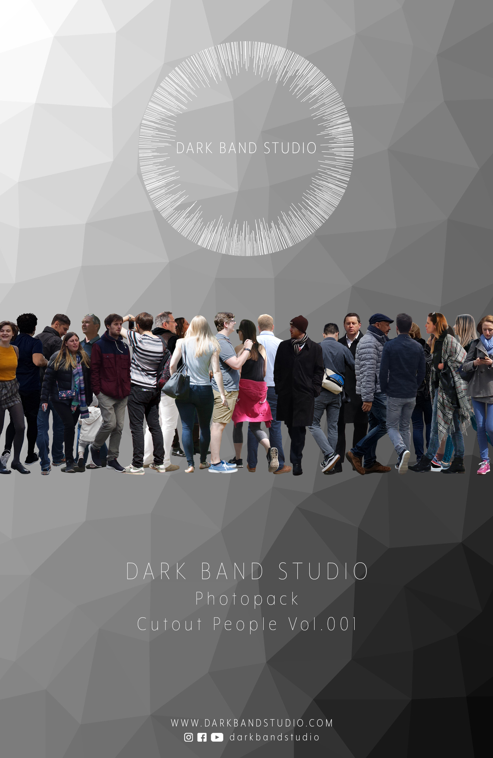ArtStation - Dark Band Studio | Cutout People Collection | Vol.001 ...