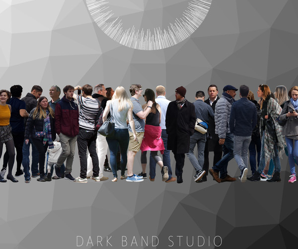ArtStation - Dark Band Studio | Cutout People Collection | Vol.001 ...