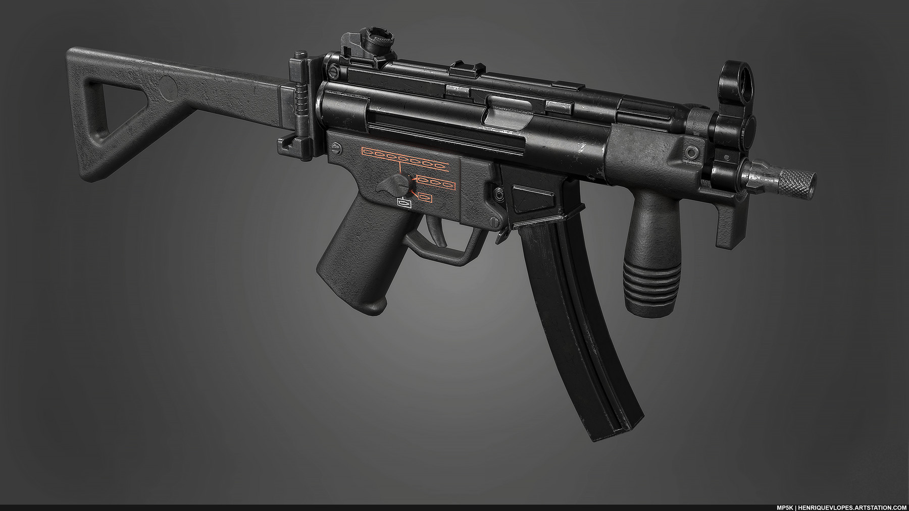 ArtStation - MP5K - Game Ready | Game Assets
