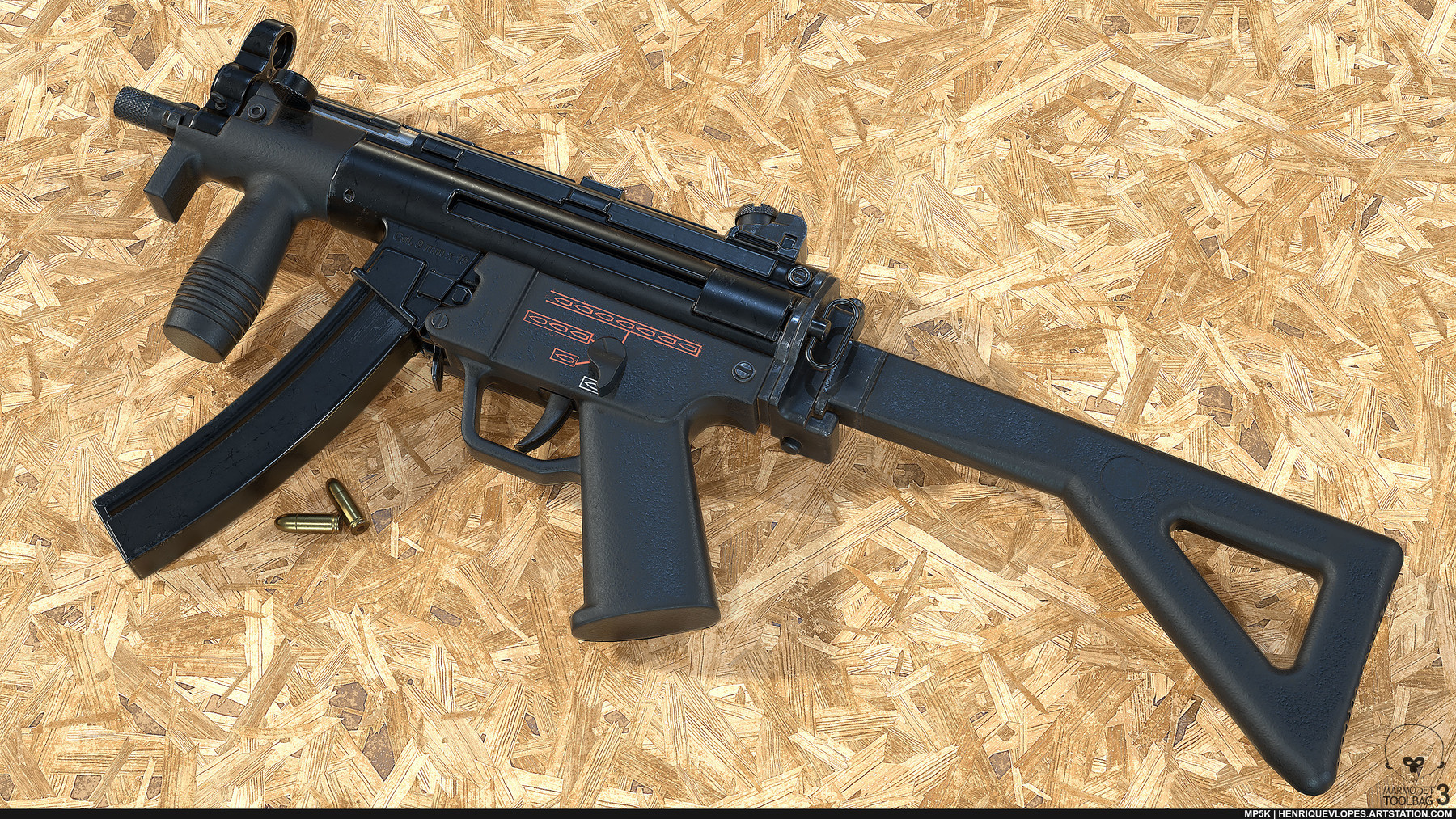 ArtStation - MP5K - Game Ready | Game Assets