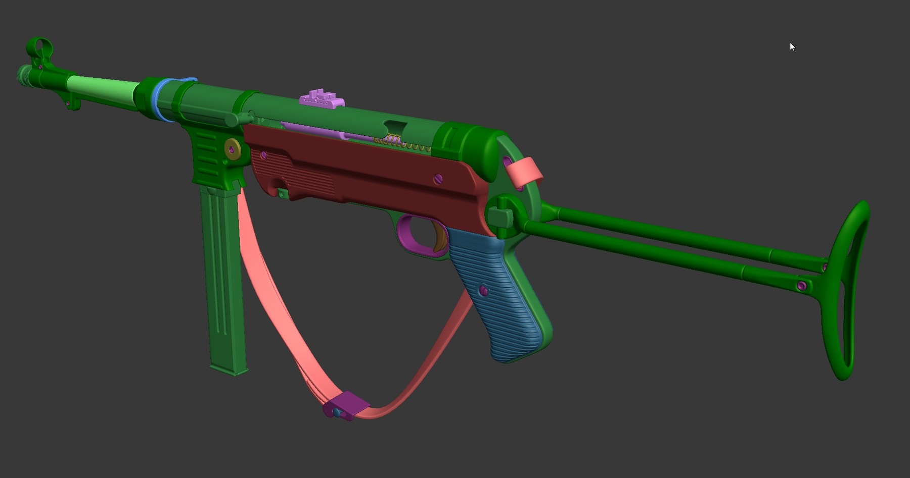 ArtStation - MP40 - Game Ready | Game Assets