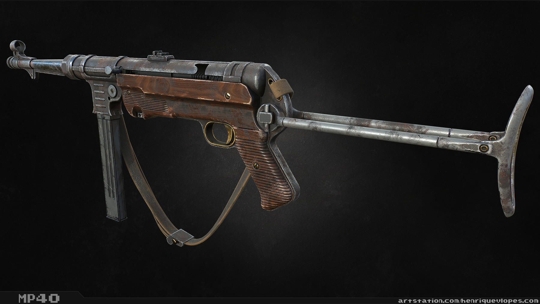 ArtStation - MP40 - Game Ready | Game Assets