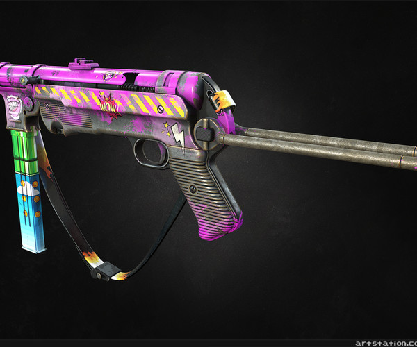 ArtStation - MP40 - Game Ready | Game Assets