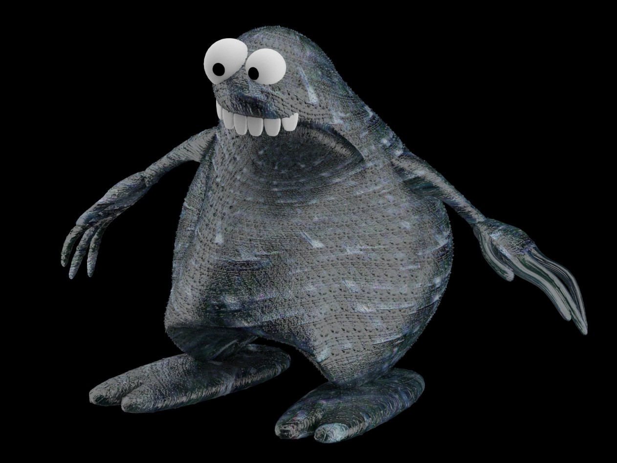 ArtStation - Blue Monster | Resources