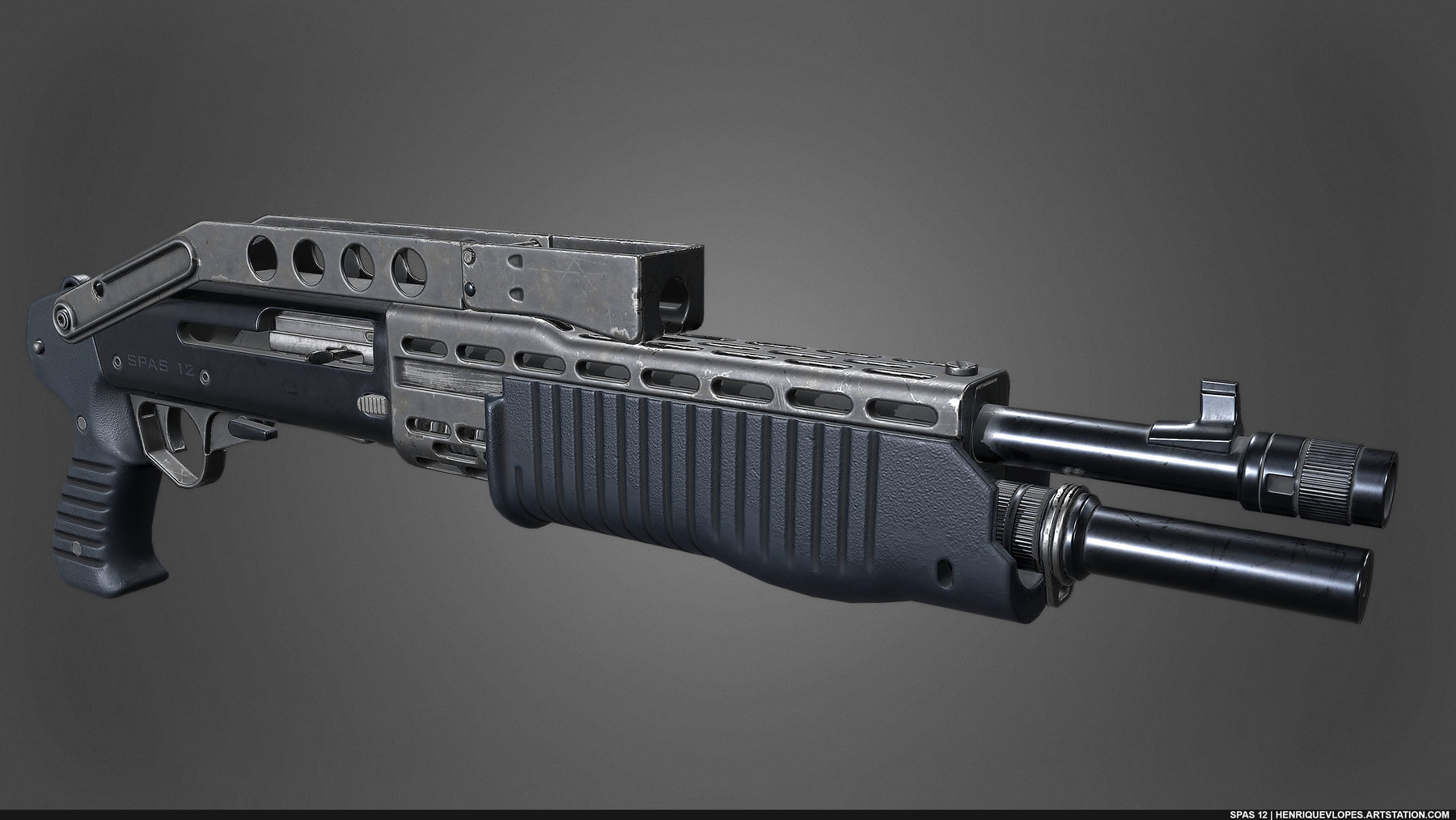 ArtStation - SPAS12 - Game Ready | Game Assets