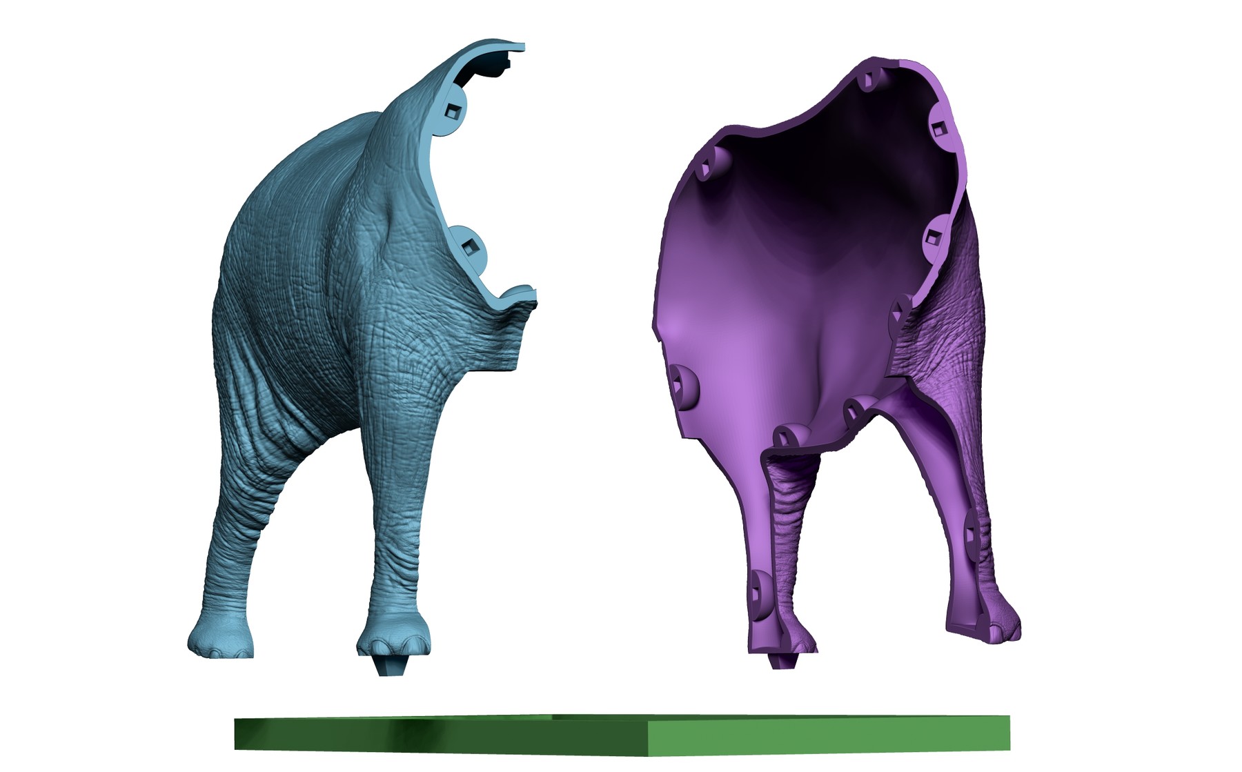 ArtStation - Elephant 3D Printing | Resources