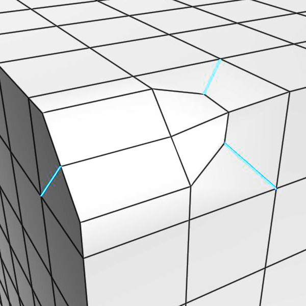 ArtStation - LowPoly Bevel keep quad topo HDA | Resources