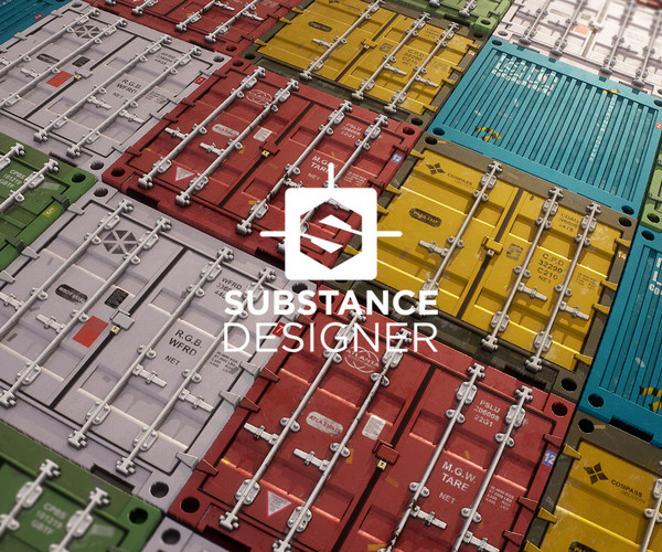 ArtStation - Shipping Containers - Substance Designer | Resources