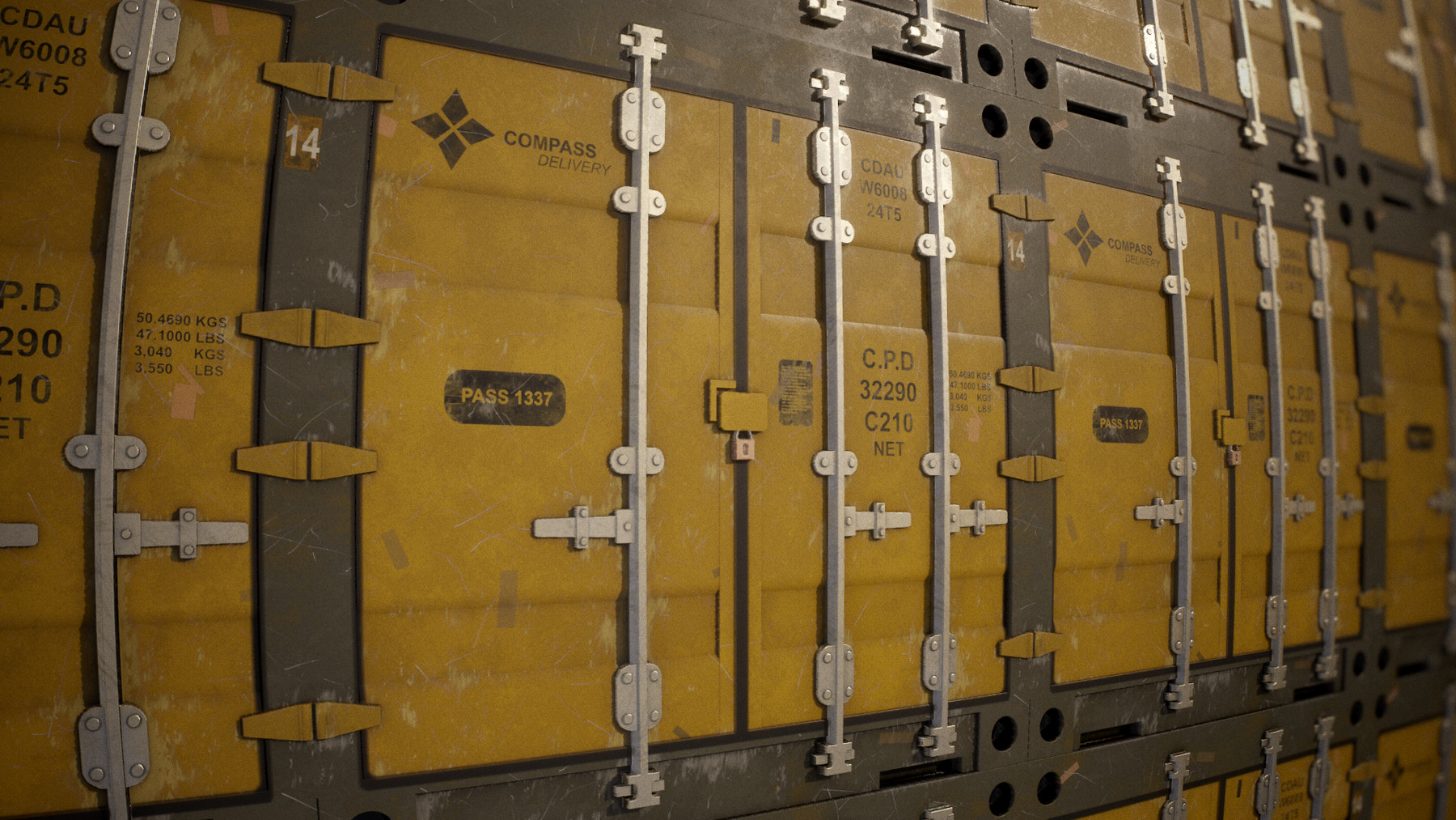 ArtStation - Shipping Containers - Substance Designer | Resources