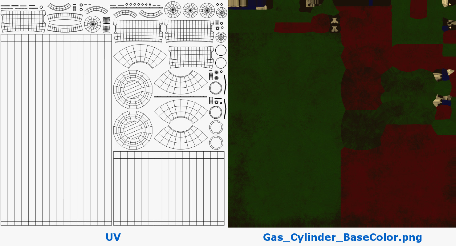 ArtStation - Gas Cylinder Textured | Resources