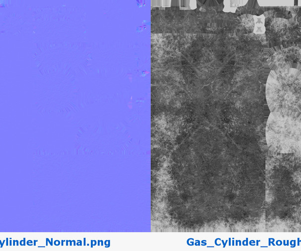 ArtStation - Gas Cylinder Textured | Resources