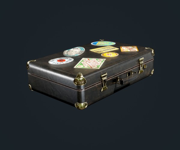 ArtStation - Suitcase Lowpoly 3D Model 02 | Game Assets