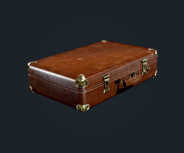 ArtStation - 7 Antique Suitcase Luggage Game Ready | Game Assets