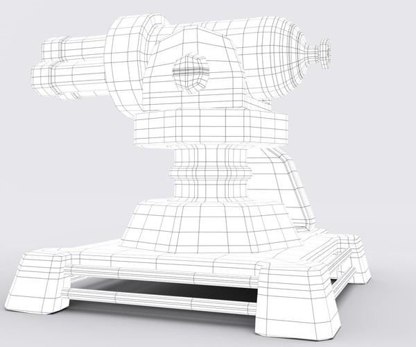 ArtStation - Cartoon Turret | Resources