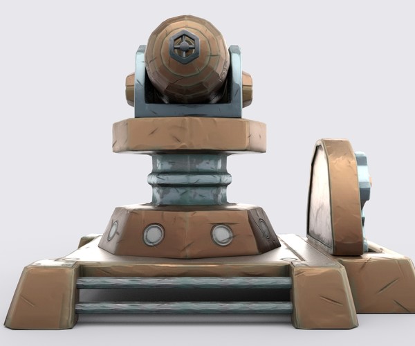 ArtStation - Cartoon Turret | Resources