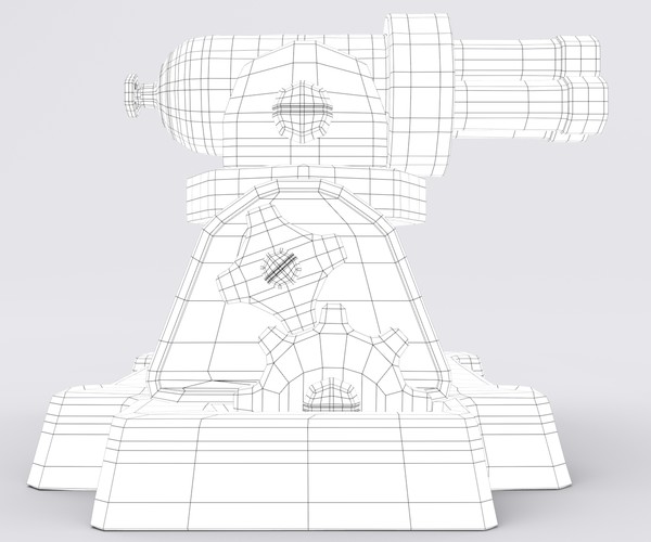 ArtStation - Cartoon Turret | Resources