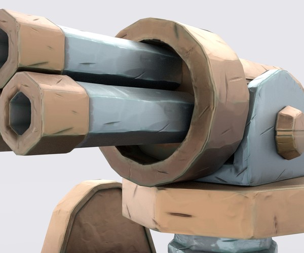 ArtStation - Cartoon Turret | Resources