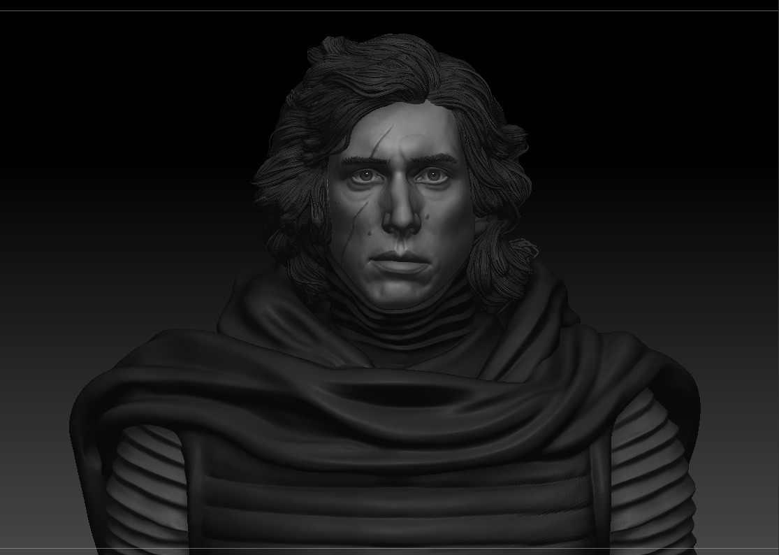ArtStation - Adam Driver - Kylo Ren - Ben Solo - Star Wars | Resources