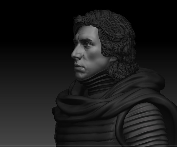 ArtStation - Adam Driver - Kylo Ren - Ben Solo - Star Wars | Resources