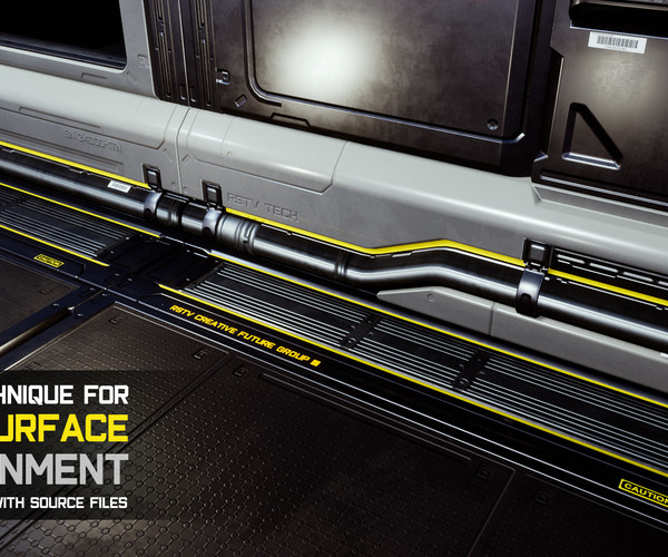 ArtStation - Decal Technique For Hard Surface Environment | Tutorials