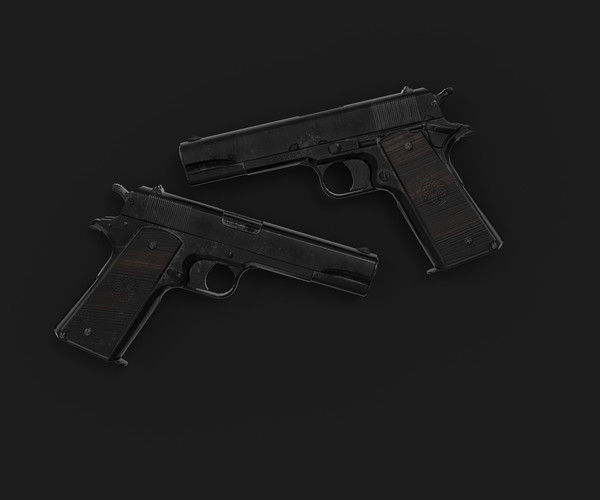 ArtStation - Colt 1911 Gameready PBR Pistol | Game Assets