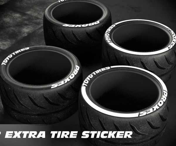 ArtStation - TOYO TIRES R888R 3D Model Pack + Low Poly | Resources