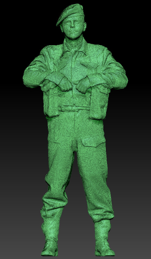 ArtStation - British commando from World War 2 44 | Game Assets