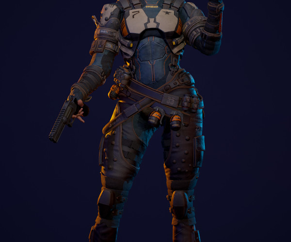 ArtStation - Female Mercenary Real Time | Resources