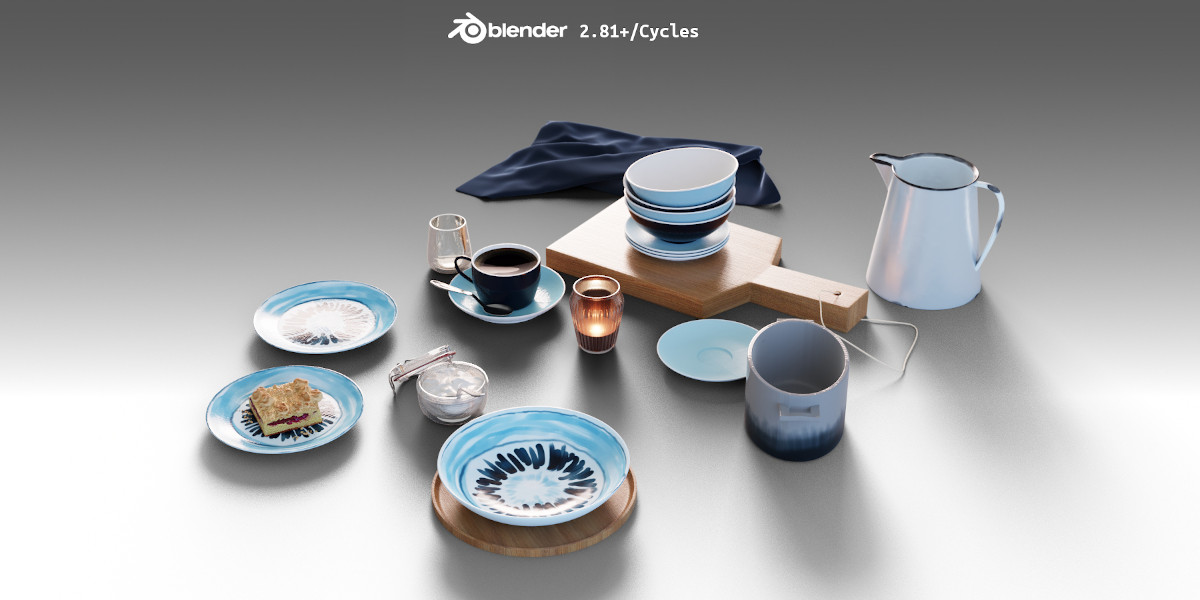 ArtStation - Dishes Set | Resources