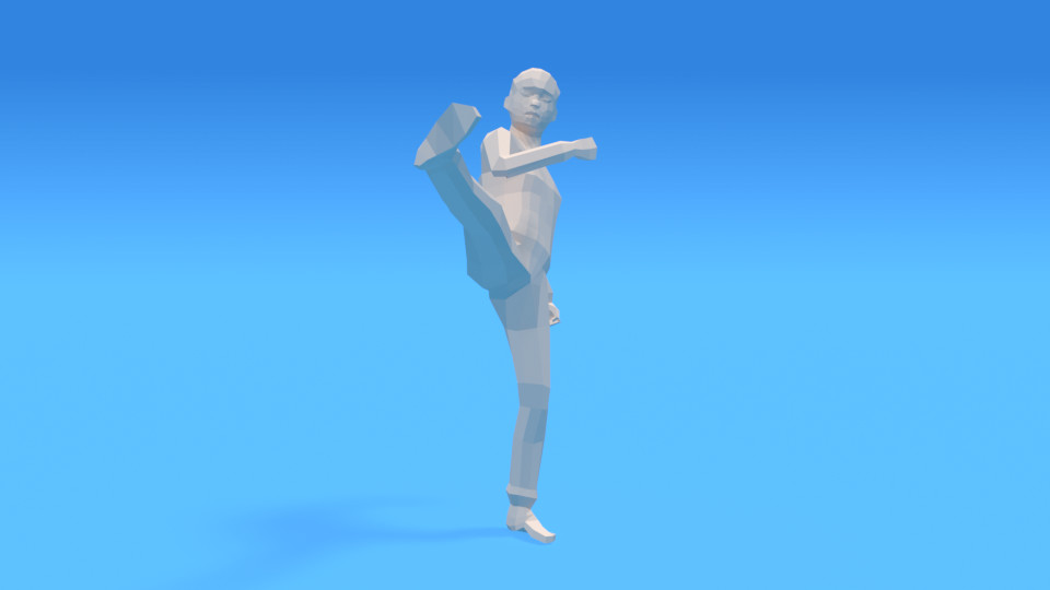 ArtStation - Low Poly Kid Fighting | Resources