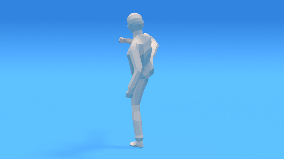 ArtStation - Low Poly Kid Fighting | Resources