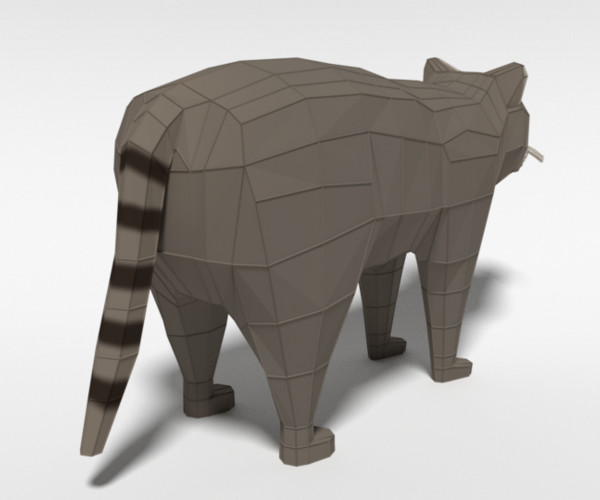 ArtStation - Low Poly Cartoon Raccoon | Resources