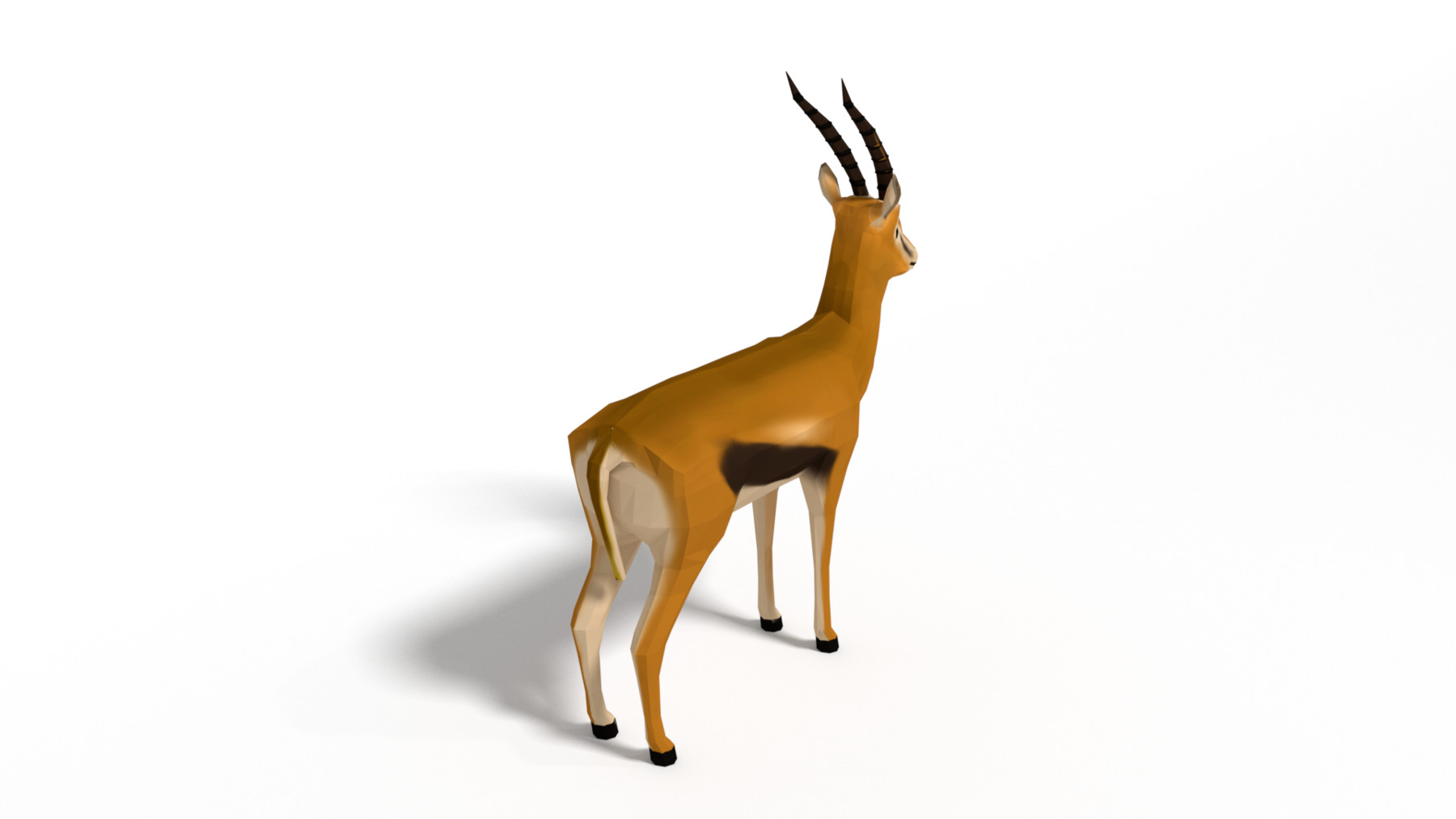 ArtStation - Low Poly Cartoon African Antelopes Pack | Resources