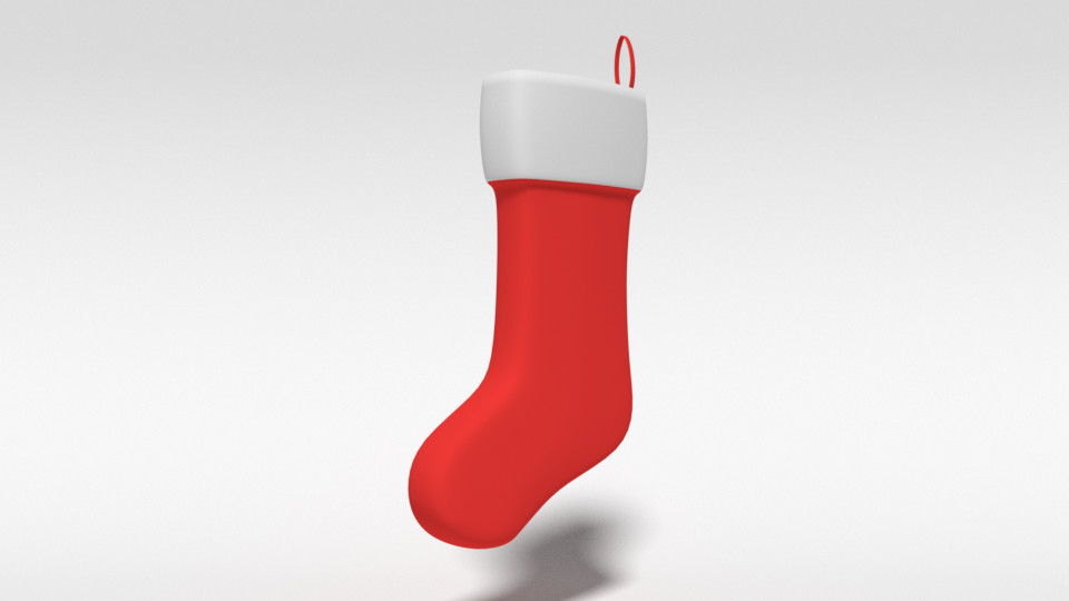ArtStation - Cartoon Christmas Stocking | Resources